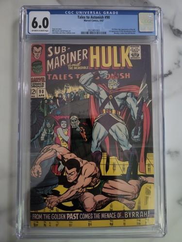 Tales To Astonish 90 CGC 6.0 1st Abomination Key Appearance, Shang Chi ...