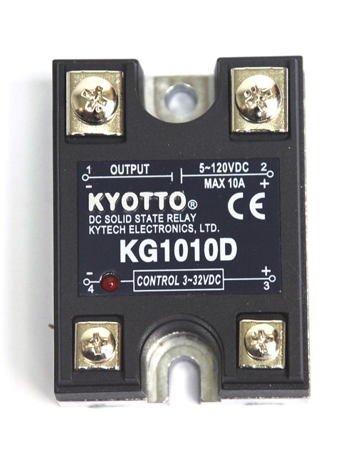 1pc Kyotto DC Solid State Relay SSR KG1010D Load 5-120vdc 10a DC to DC ...
