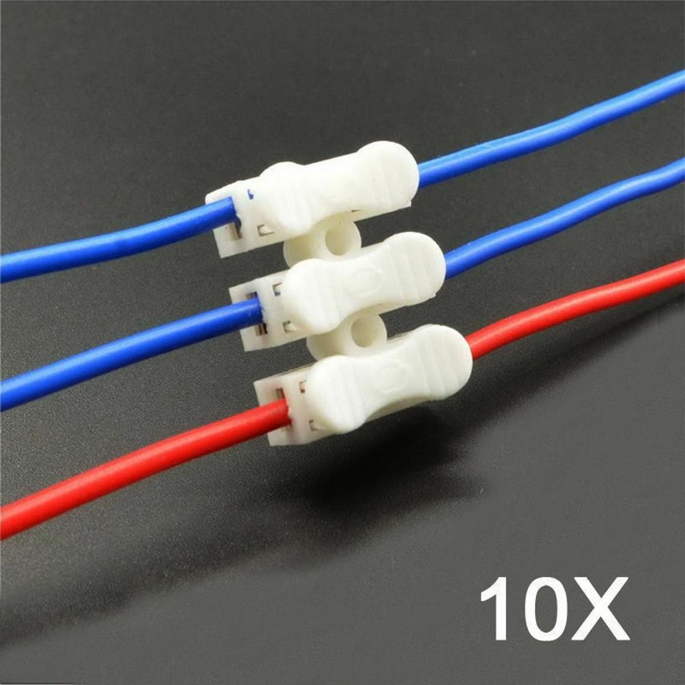 Press Type Connection Terminal CH-3 Wire Connector LED Lamp Quick ...