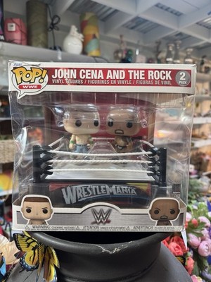 Funko Pop! Moments: WWE - John Cena and The Rock - 2 Pack 889698614634 ...