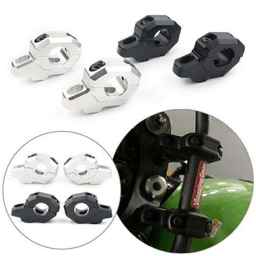 Handlebar Riser Higher Extend Adapter for Kawasaki Z1000 Z750 2004 2005 ...