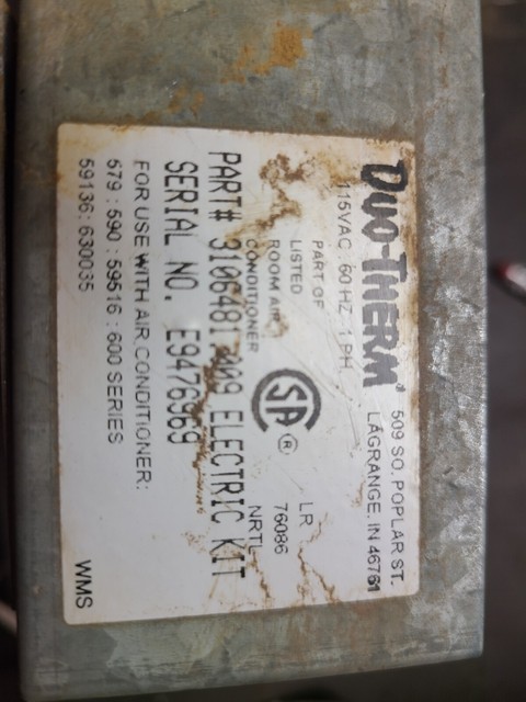 Dometic 3106481 Duo-therm RV Room Air Conditioner AC Circuit Control ...