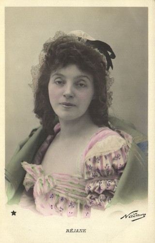 PC GABRIELLE RÉJANE, GABRIELLE CHARLOTTE RÉJU, ACTRESS, Vintage ...