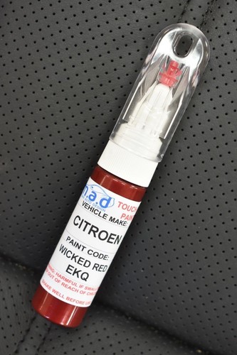 CITROEN WICKED RED EKQ TOUCH UP PAINT PEN FOR CITROEN / PEUGEOT BRUSH ...