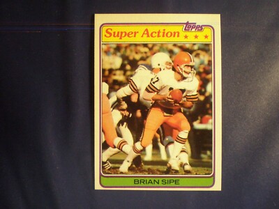 1981 Topps Football Browns Brian Sipe Card # 486 | eBay