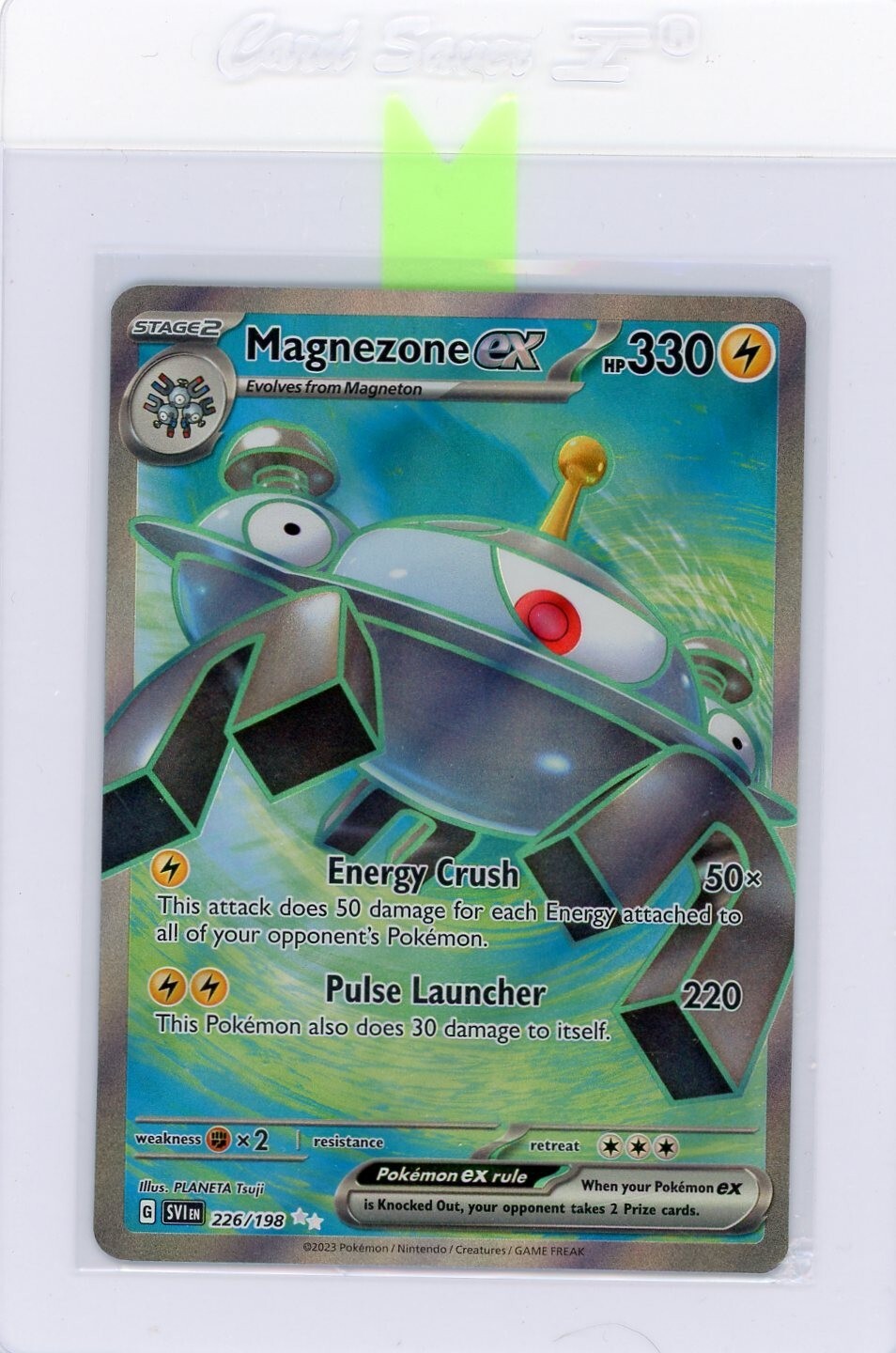 Pokemon TCG Magnezone ex (Full Art) Scarlet & Violet BASE Set 226/198 ...