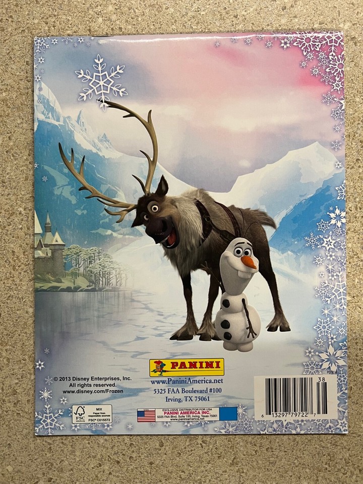 Disney Frozen Sticker Album Book with 10 Stickers New | eBay