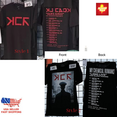 New Apparel My Chemical Romance The Black Parade LA Tour 2025 Concert ...
