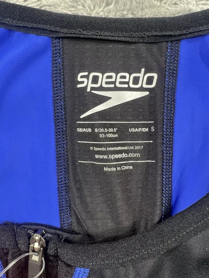 NWT NEW SPEEDO TRIATHLON TRI SPEED SKIN RACE SUIT CYCLING SINGLET ...