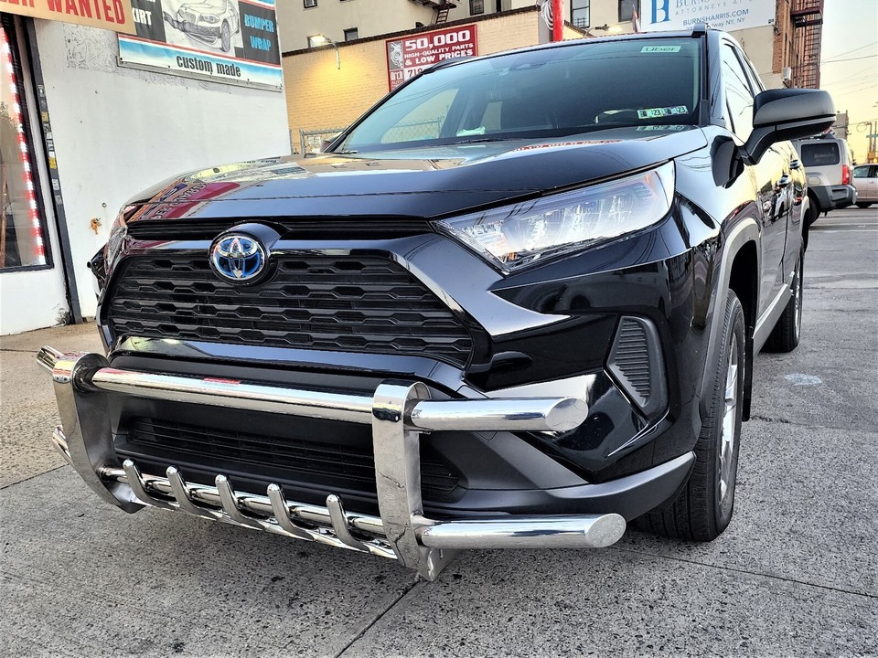 FOR 2019-2024 Toyota RAV4 Stainless Steel Front Bumper Guard Protector ...