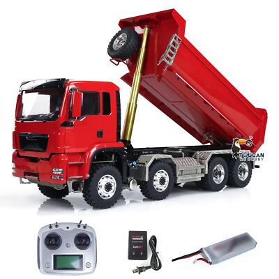 8x8 LESU 1/14 Hydraulic RC Dumper Truck RTR Remote Control Tipper Car ...