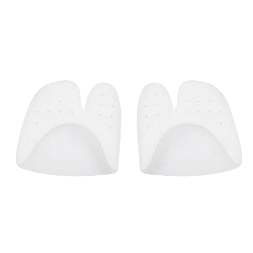 Soft Silicone Gel Pointe Ballet Dance Shoe Toe Pads Toe Protector White ...