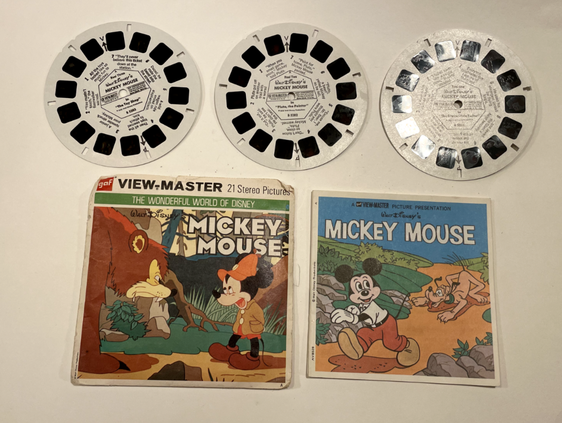 View-Master Disney's MICKEY MOUSE Packet B528 - 3 Reel Set and Booklet ...