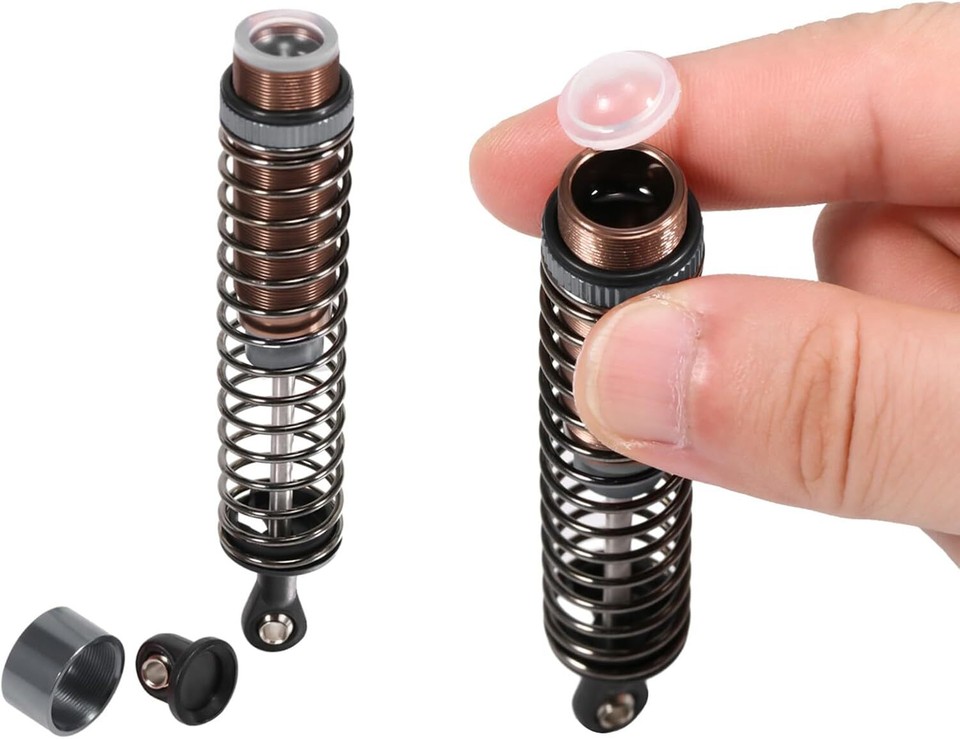 90mm 1/10 RC Oil Shock Absorber for Tamiya Bullhead/Clod Buster/TRX4 ...