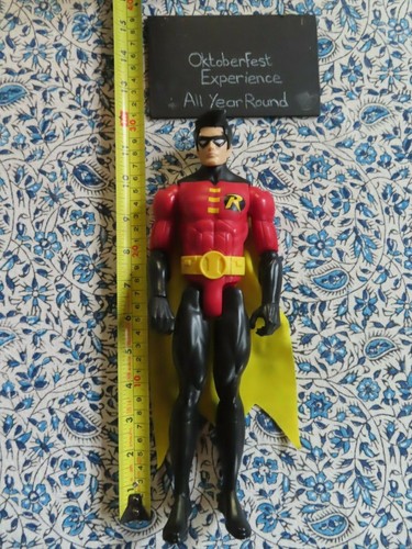 RARE ROBIN MATTEL 2015 Action figure with OKTOBERFEST BEER sign decor ...