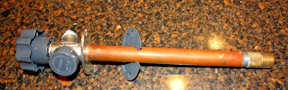 8" MANSFIELD STYLE ANTI-SIPHON WALL HYDRANT WITH GRAY HANDLE,PRIER 478 ...