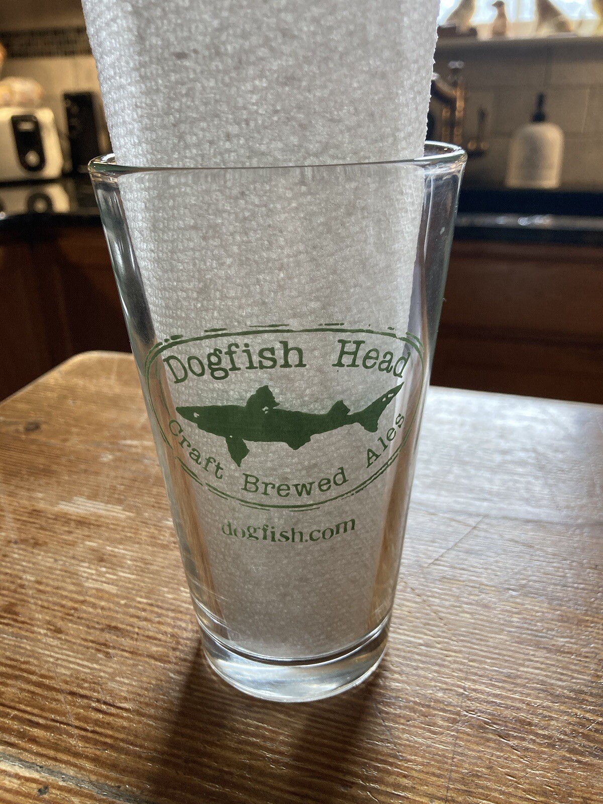 Dogfish Head Craft Brewed Ales Heavy Pint Beer Glass. | eBay