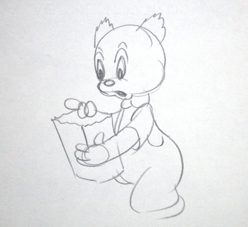 1942 ANDY PANDA AIR RAID WARDEN WALTER LANTZ ORIGINAL PRODUCTION cel ...