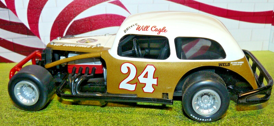 1/24 - 1/25 ( IB ) Will Cagle #24 modified old Chevy race car, in the ...