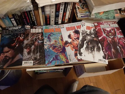 Tony Stark Iron Man 1 2 3 4 5 6 Dan Slott Verio Schiti Edgar Delgado ...