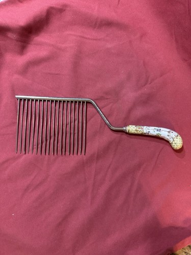 Vintage Porcelain Handle Cake Comb Cutter - England | eBay