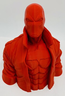 Dc Comics Red Hood 3d Printed Bust Statue RED | eBay