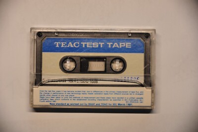 TEAC Test Tape STT-X254AW Mix Frequency 10kHz+3.15kHz -10dB for speed ...