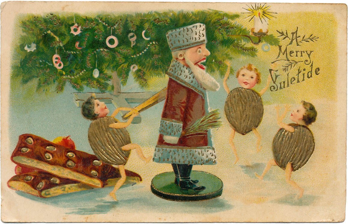 Fantasy Under the Christmas Tree - Nut People & Santa Claus Nutcracker ...