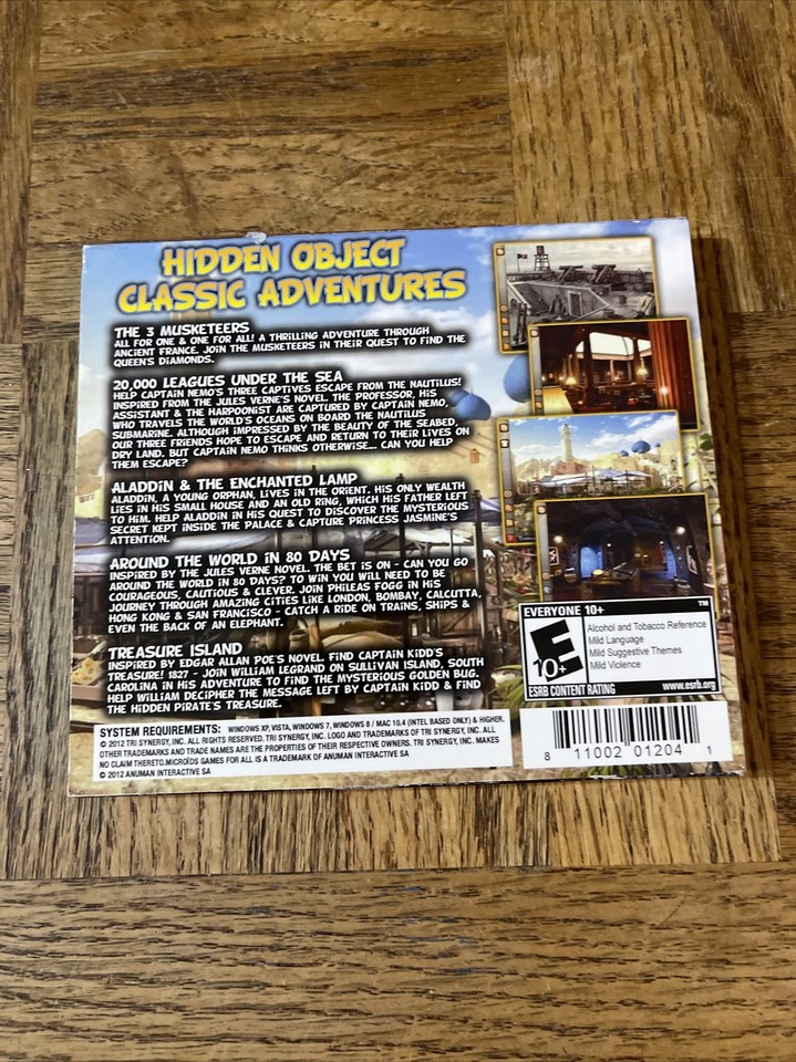 Classic Adventure Hidden Object PC game 811002012041| eBay