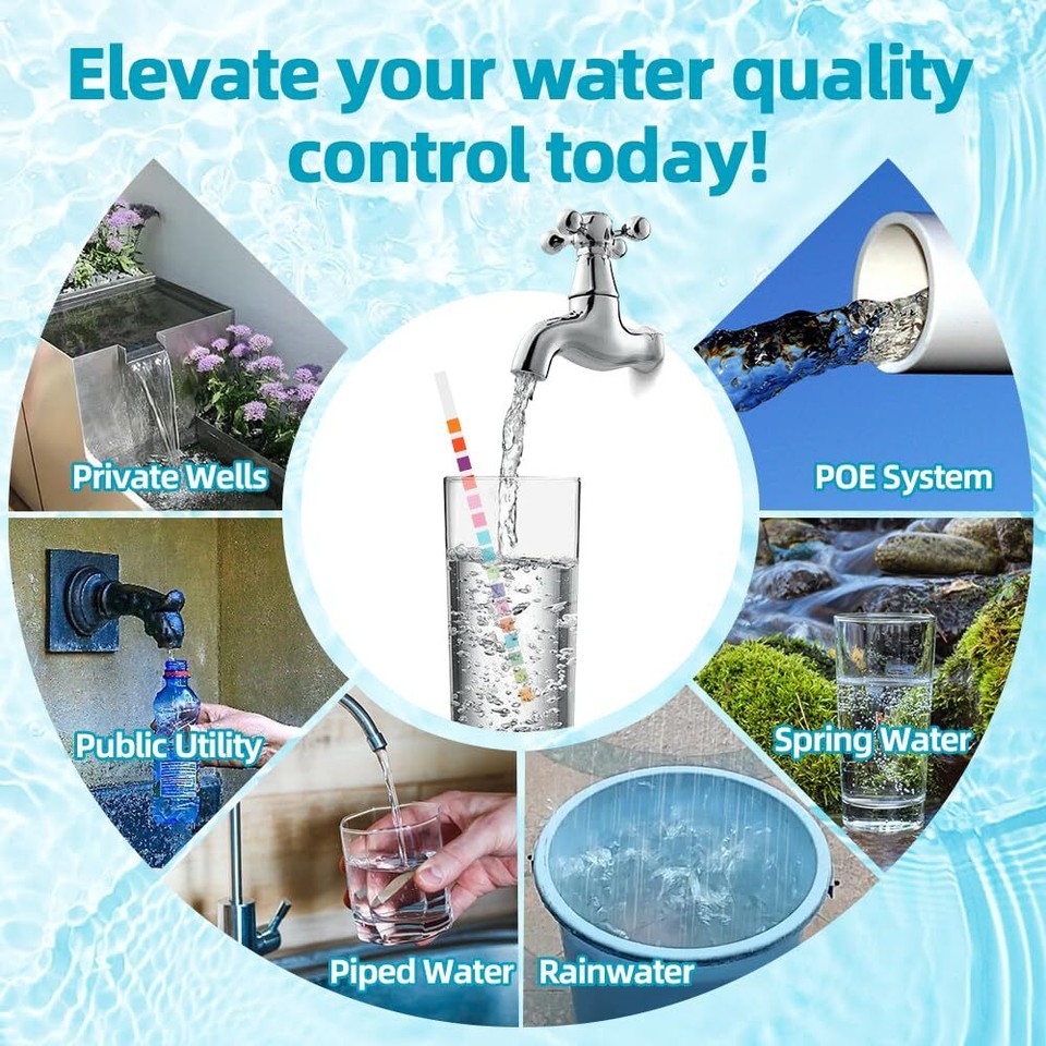 17 in 1 Drinking Water Test Kit for Home Well Water Testing Kit 100 ...