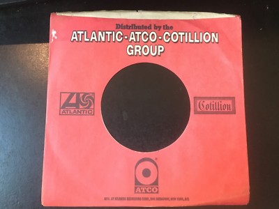 Atlantic Atco Cotillion Records Company Sleeve for 7" Vinyl VG+ | eBay