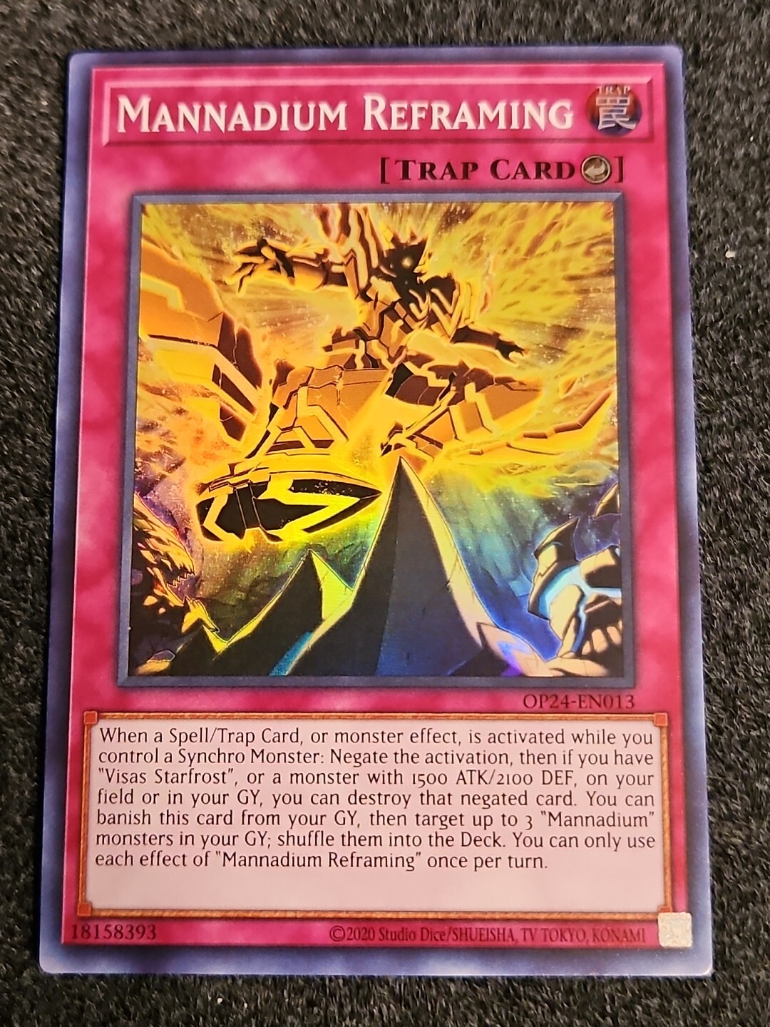 Yugioh!-Mannadium Reframing-Super Rare-Op24-en013-NM | eBay