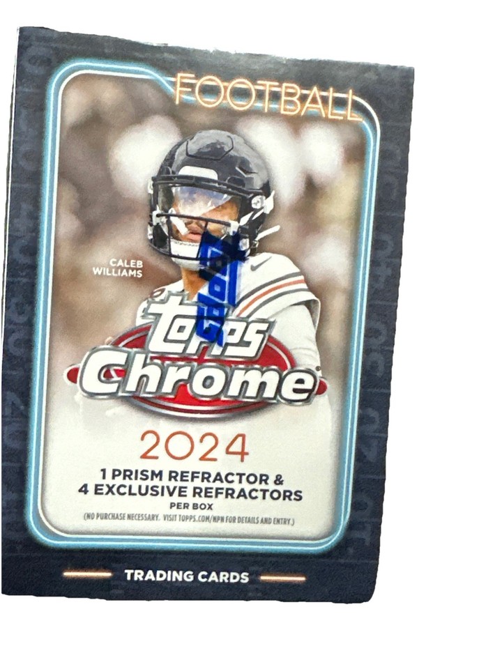 2024 Topps Chrome Football Blaster Box Factory Sealed | eBay