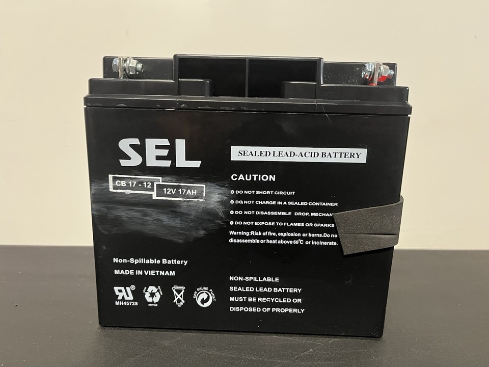 Enduring CB17-12 CB-17-12 12V 18Ah Sealed Lead Acid Replacement Battery ...