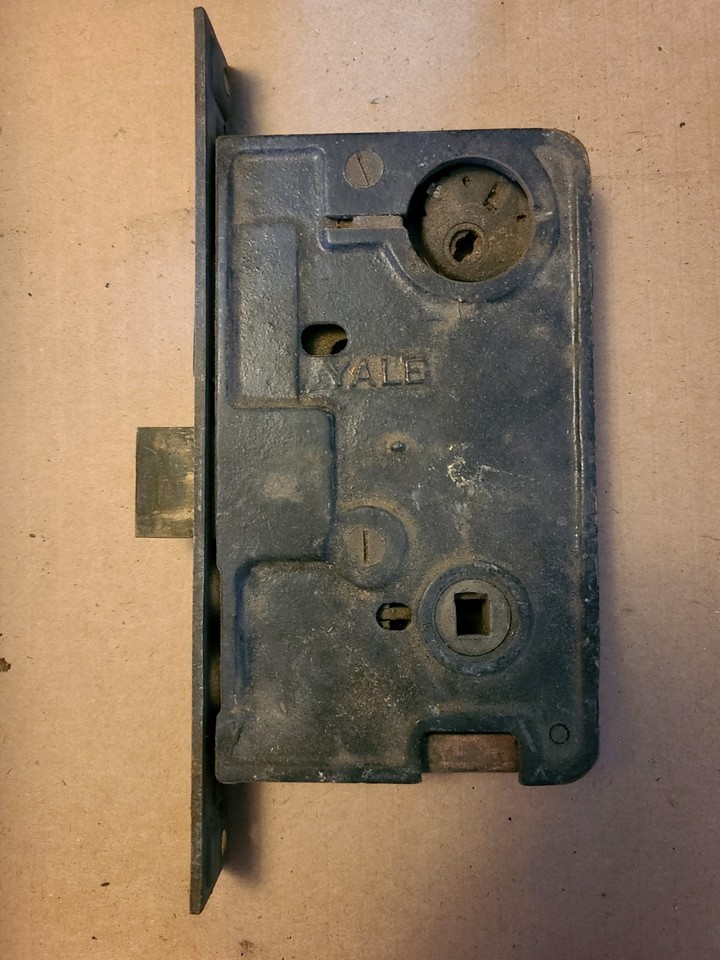 Lot of 4 Antique Large 9" Mortise Door Lock Bolts Yale RHC Penn Mixed ...