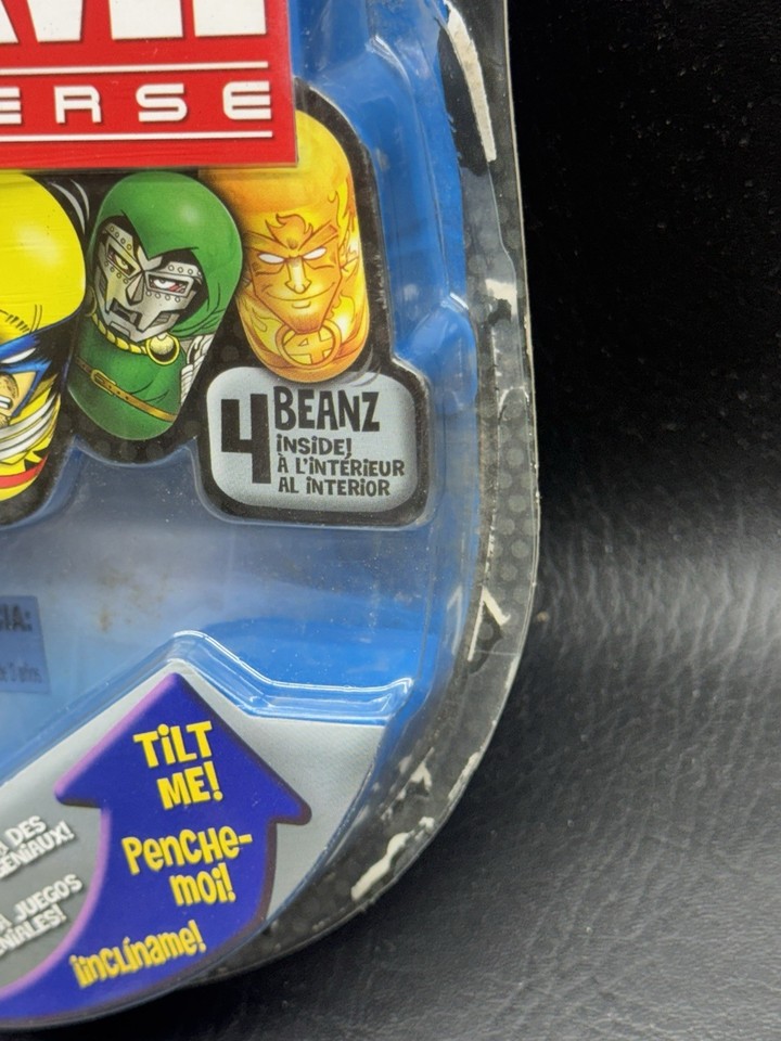 Mighty Beanz Series 1 2010 Marvel Starter Pack Set of 4 Beanz New ...