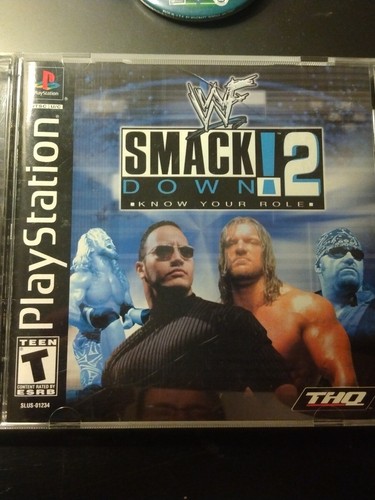 WWF SmackDown 2: Know Your Role (Sony PlayStation 1, 2000) W/ Manual ...