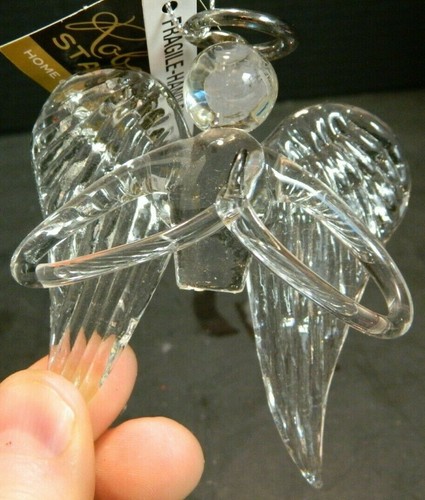 Robert Stanley Home Coll. Clear Angel Glass Ornament (2015) W/ Tags ...