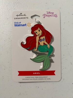 Hallmark Disney Princess Ariel the little mermaid Metal Ornament Only ...
