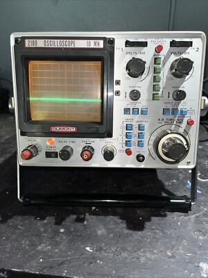 Vintage Dumont 2100 Oscilloscope 1972 Powers Up NO Cables | eBay