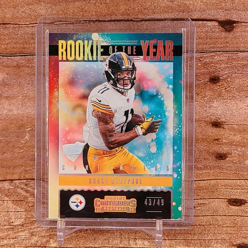 Chase Claypool Rookie 2020 Panini Contenders Rookie Of The Year /49 RY ...