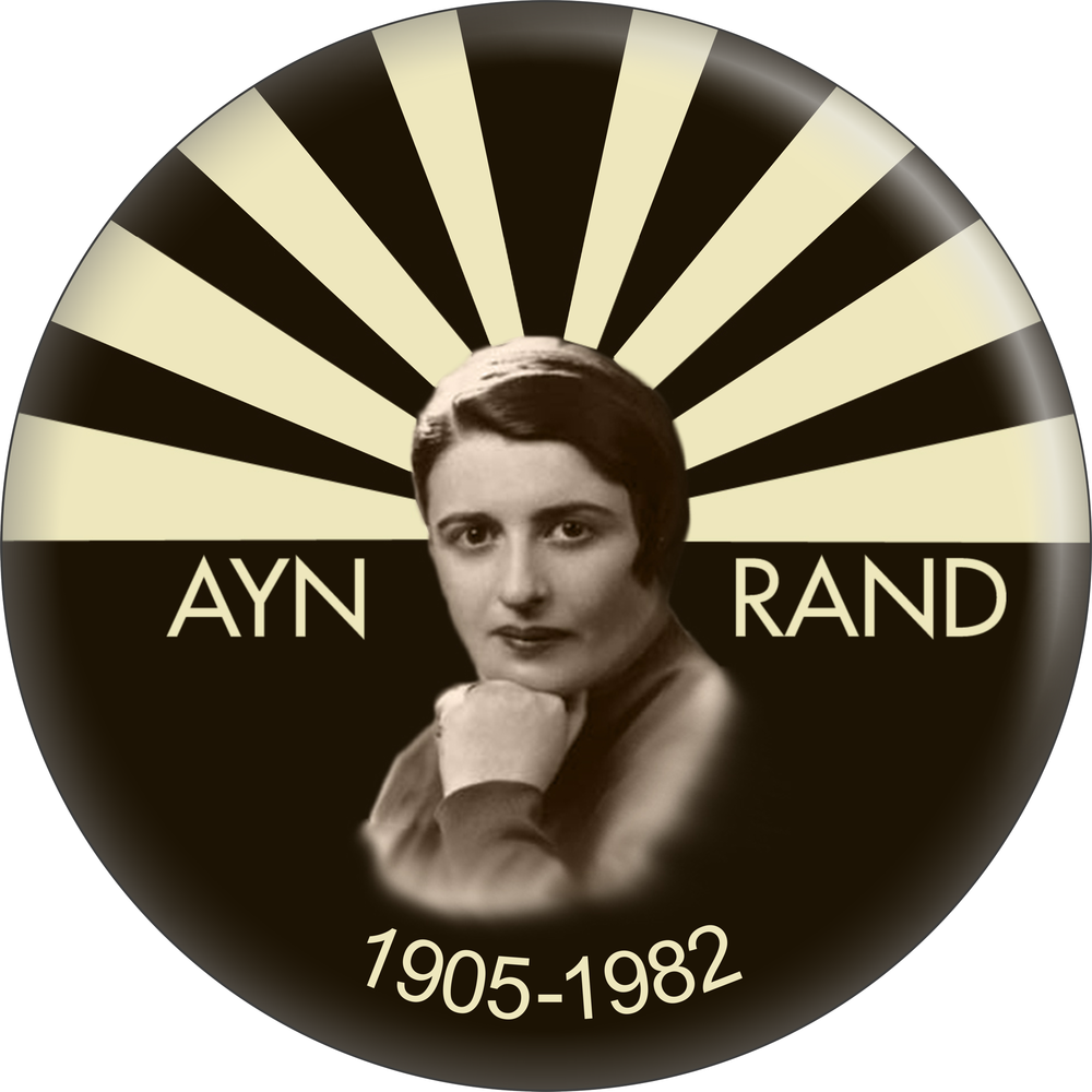 Magnet - Ayn Rand Philosopher Individualism Advocate Author Retro ...