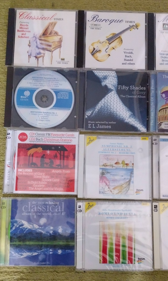 JOBLOT OF 16 CLASSICAL MUSIC CD ALBUMS 8 ARE DOUBLE CD ALBUMS excellent ...