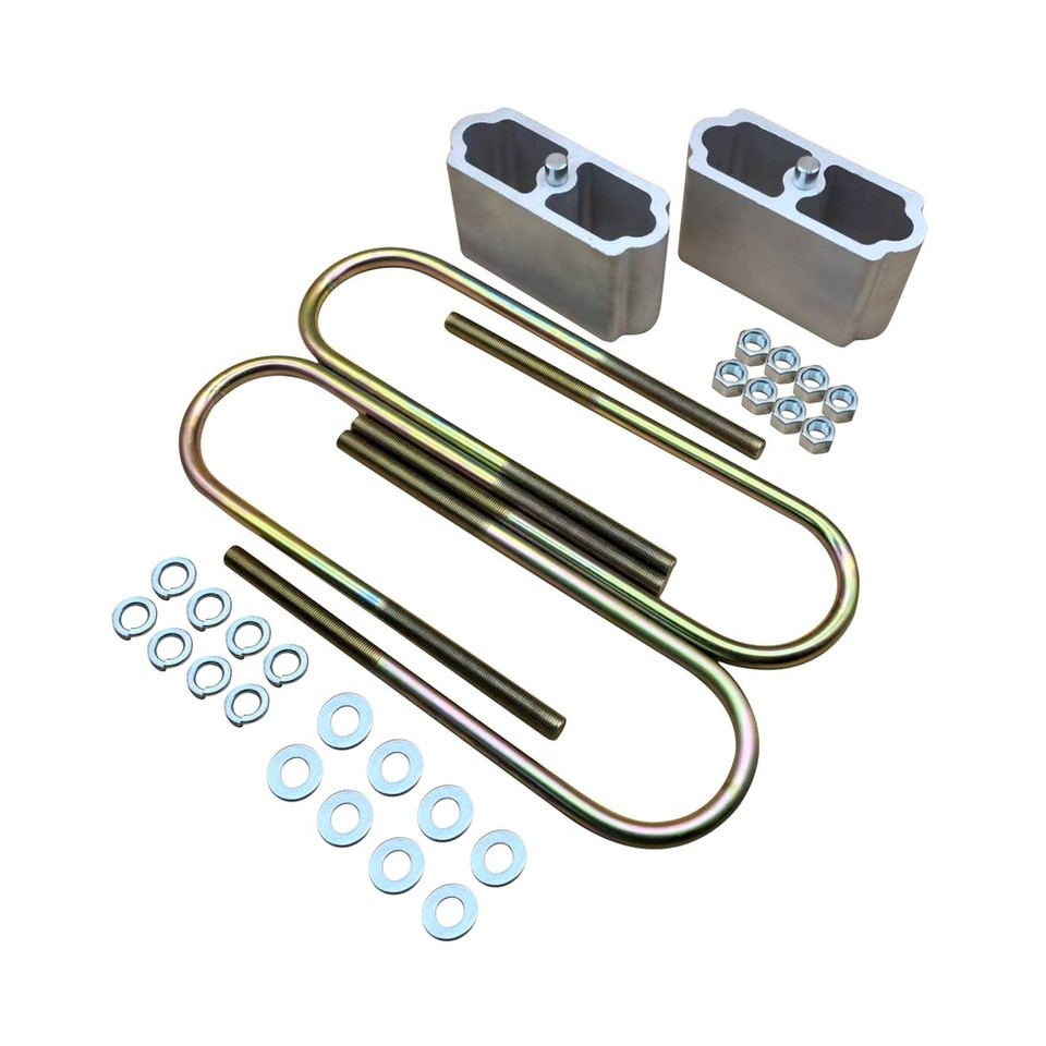 For 1955-1957 Chevy Belair 150 210 3' Drop Lowering Blocks U Bolts ...