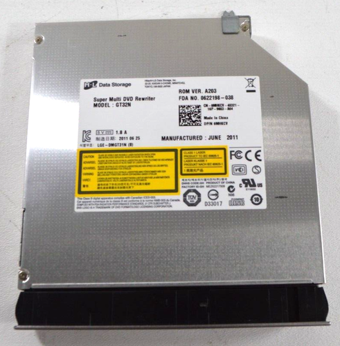 Dell Vostro 3550 DVD RW Drive GT32N 0MHKCV w Bezel | eBay