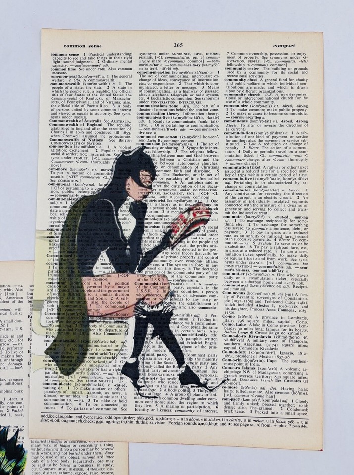Batman, Catwoman And The Joker - Vintage Dictionary Art Prints (8.5”x11 ...