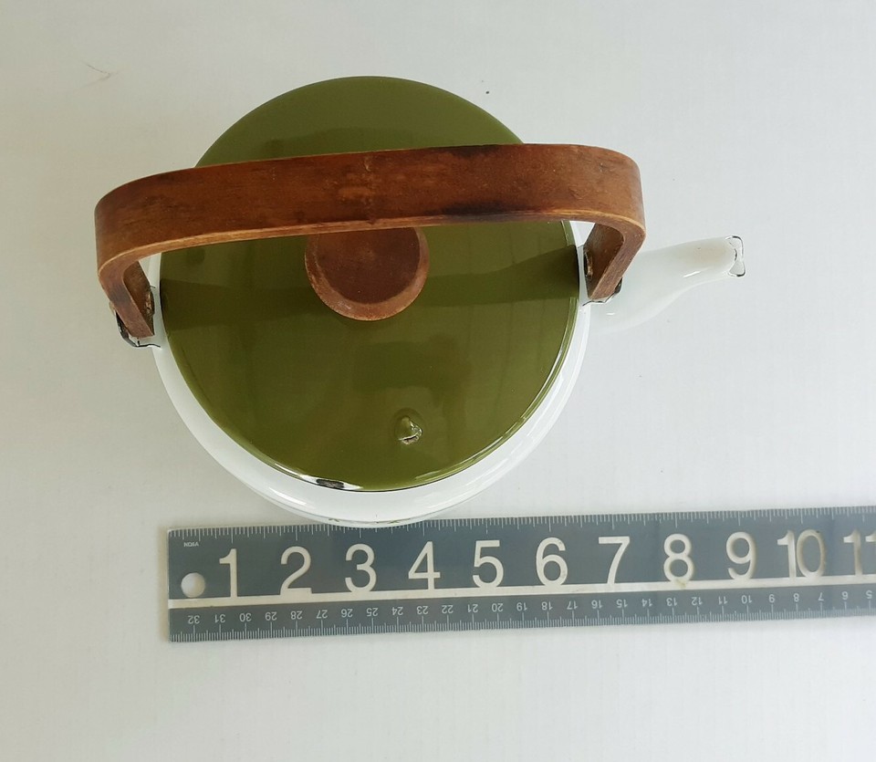 Vintage 1970's Sears Tea Kettle Pot Neil The Frog Green Japan SEE READ ...