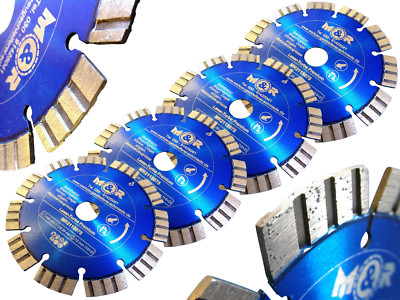 4x Diamant Trennscheibe Diamantscheibe Ø 150 mm für Mauernutfräse ...