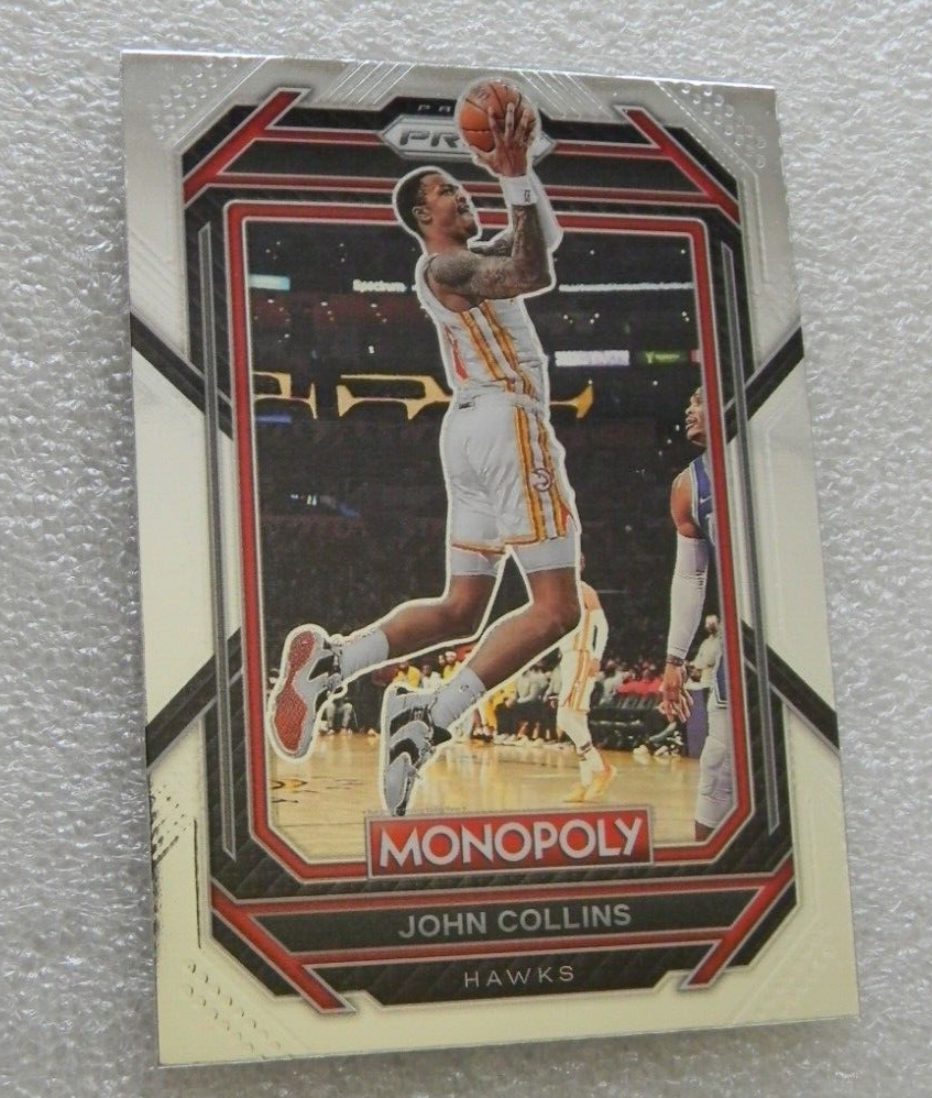 2022-23 PANINI MONOPOLY PRIZM NBA #3 JOHN COLLINS ATLANTA HAWKS SEP171 ...