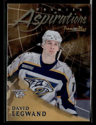 David Legwand 2000-01 Topps Premier Plus #PA9 Premier Aspirations | eBay